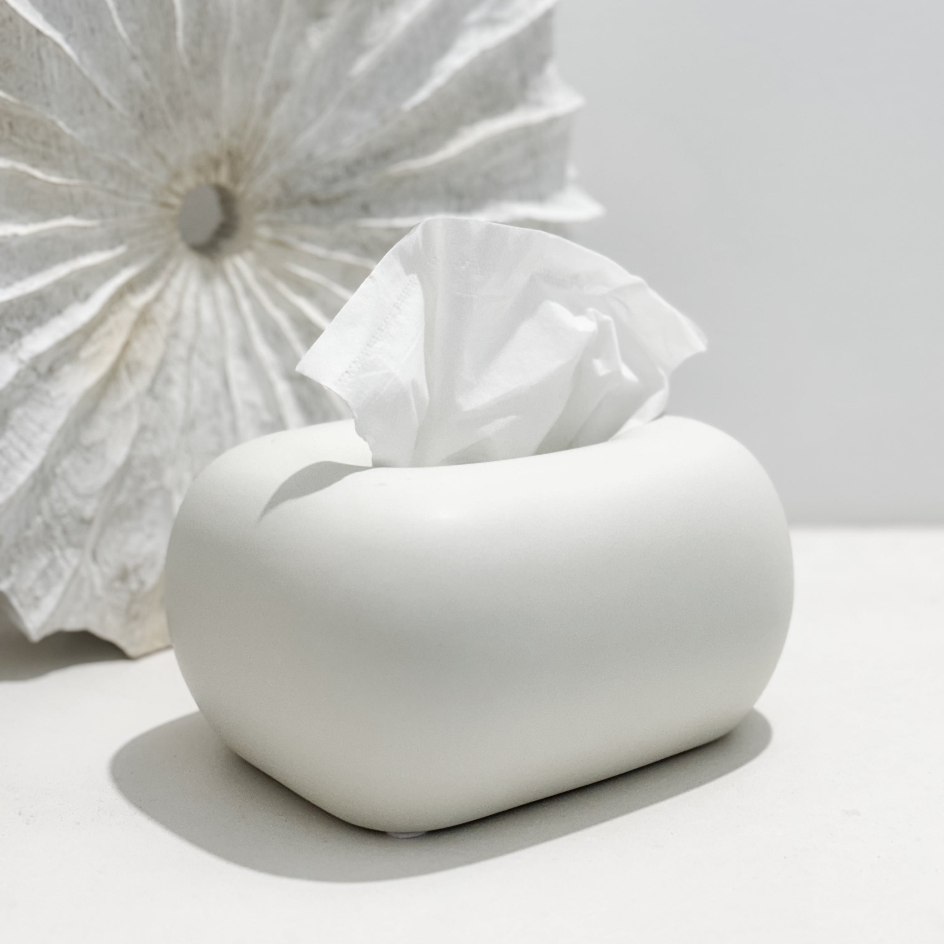 Round Ceramic Tissue Box Preorder