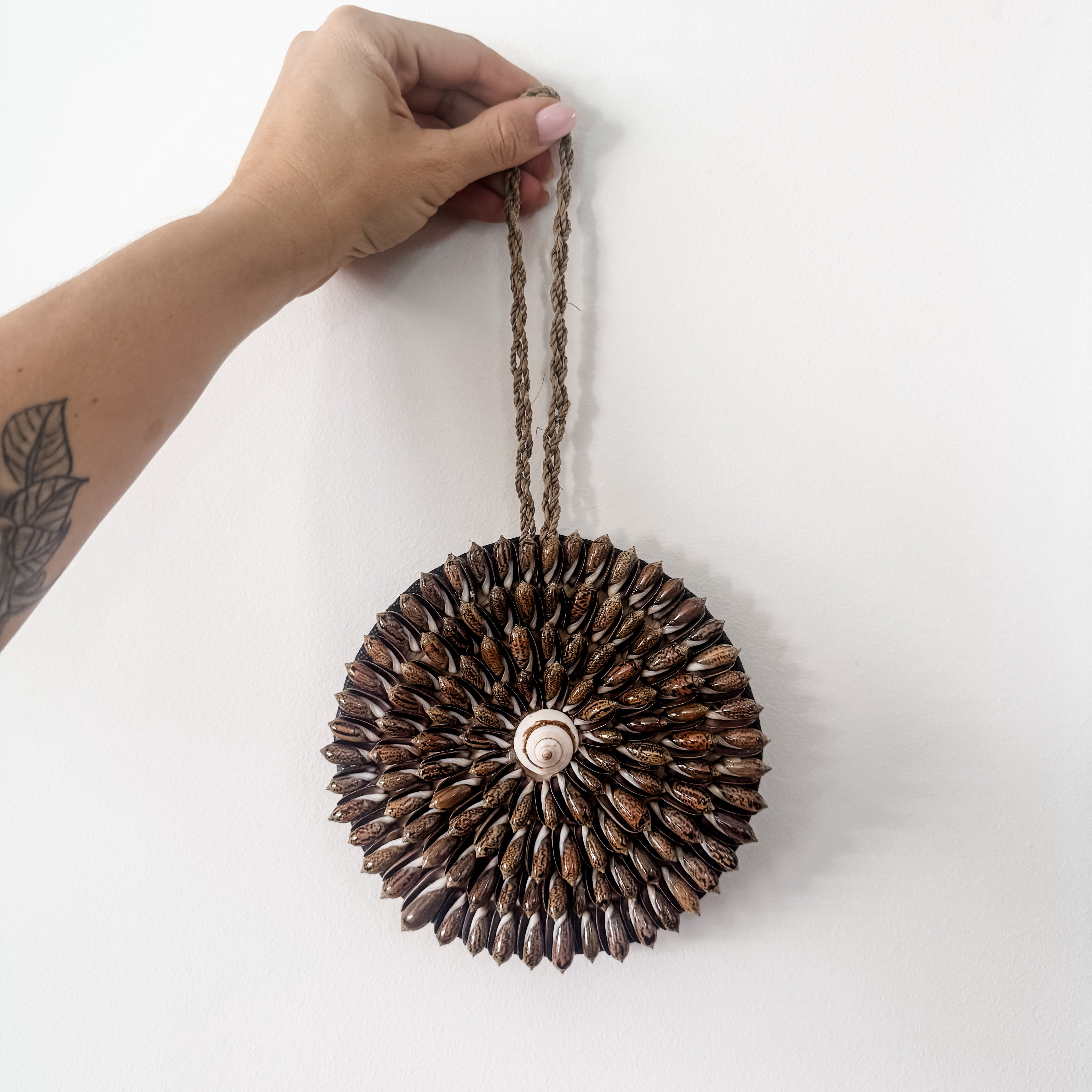Cocoa Palm Shell Wall Disc
