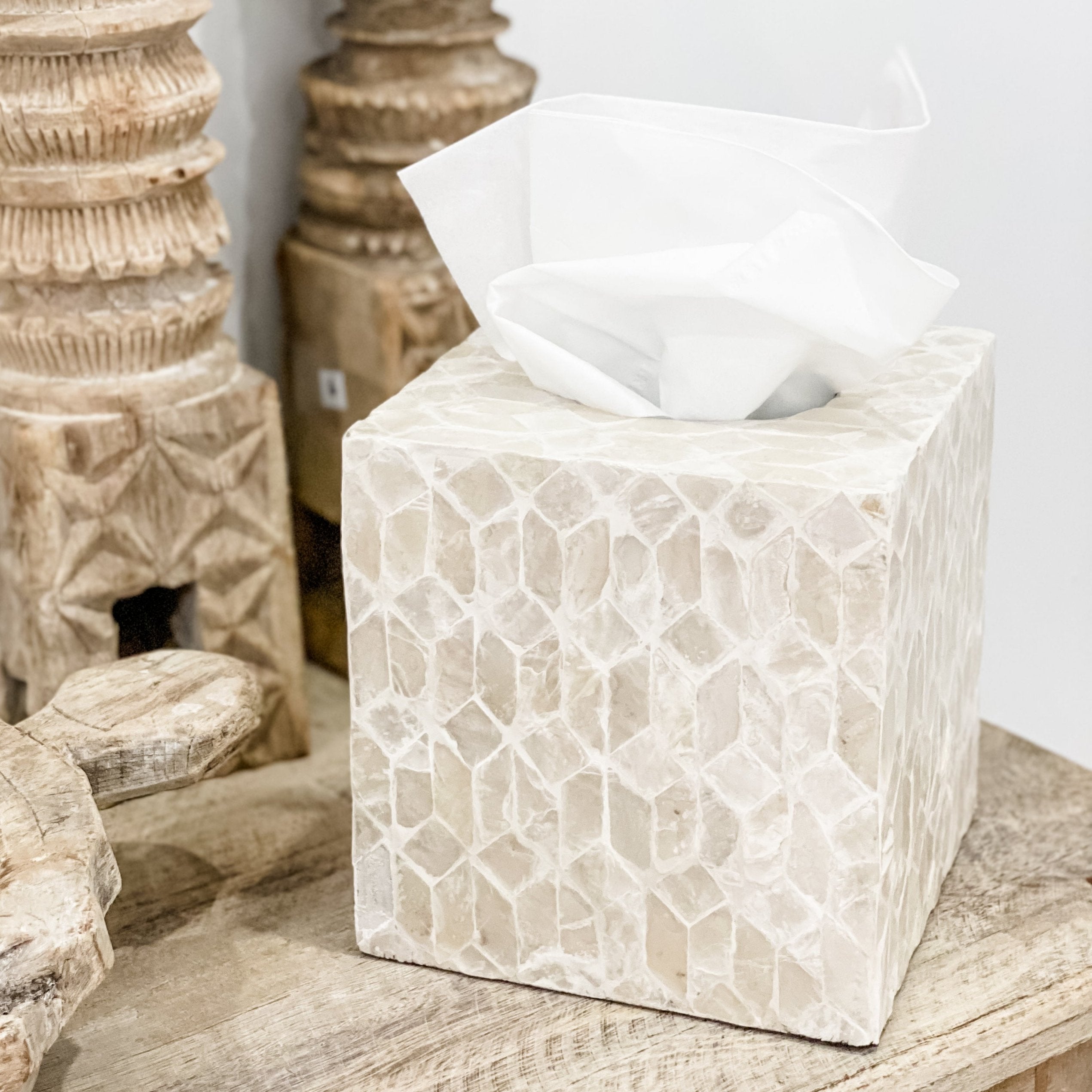 Belle Inlay Tissue Box | Square Preorder