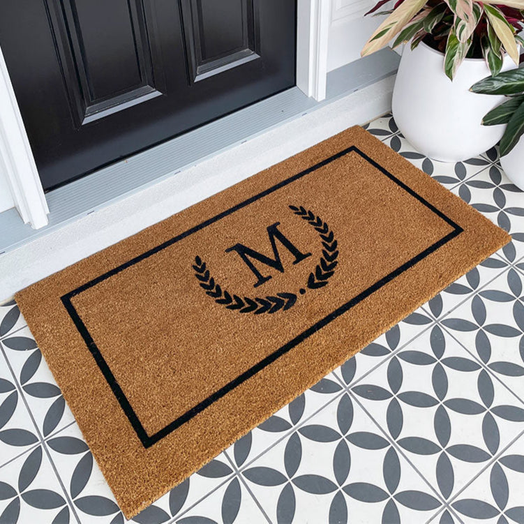Initial & Monogrammed From Welcome Door Mat Australia | Door Mates