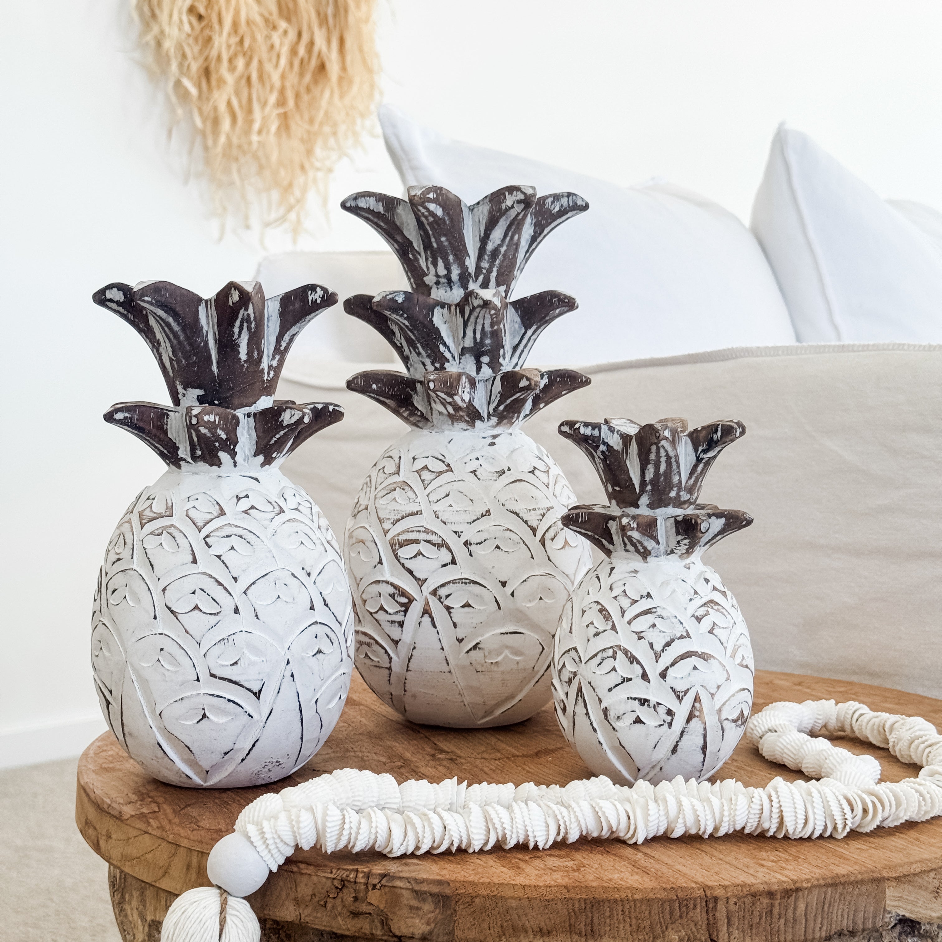 Coastal Pineapple Trio | Driftwood
