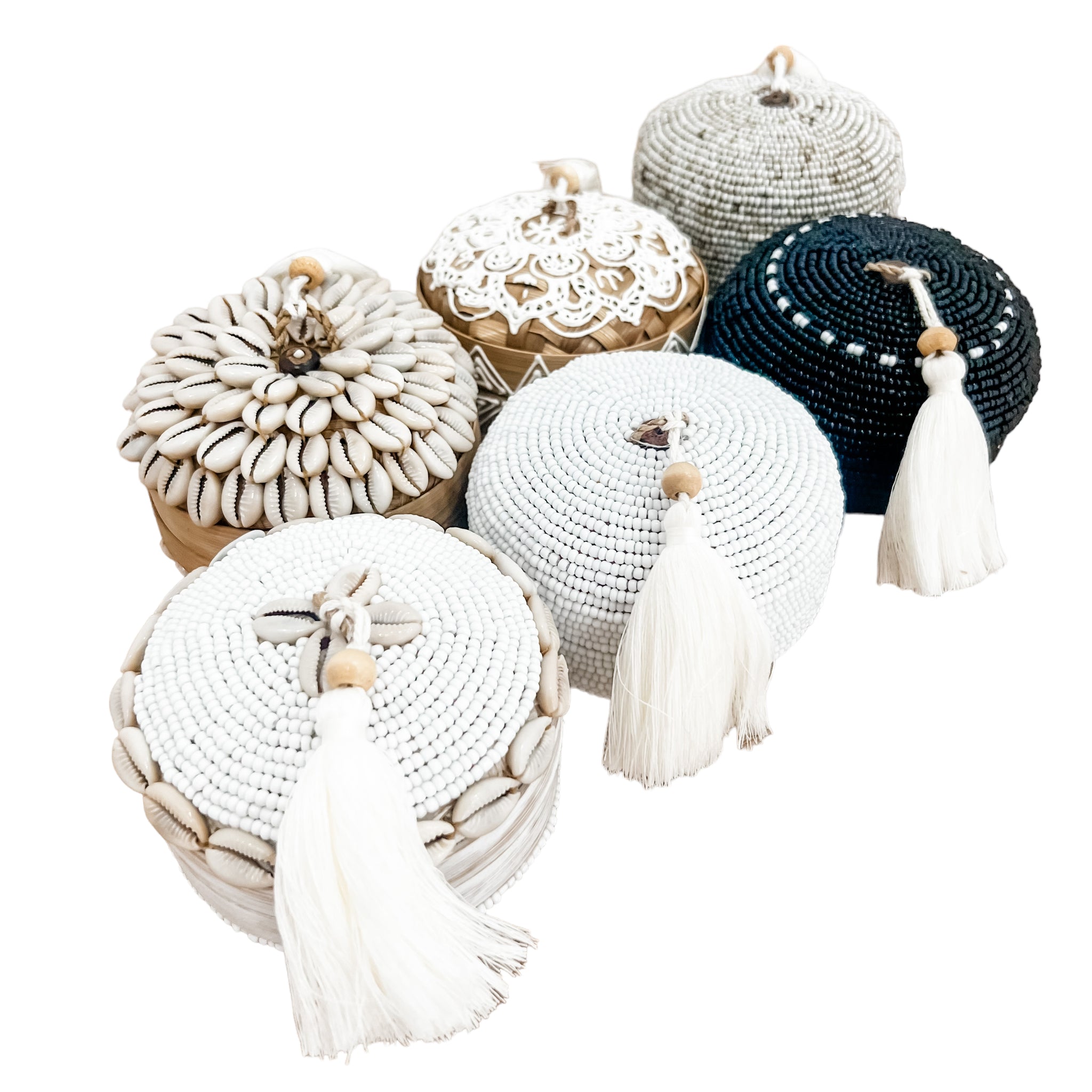 Island Beaded Basket