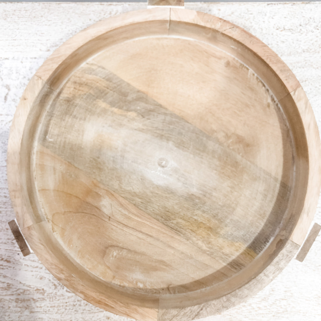 Wooden Footed Tray