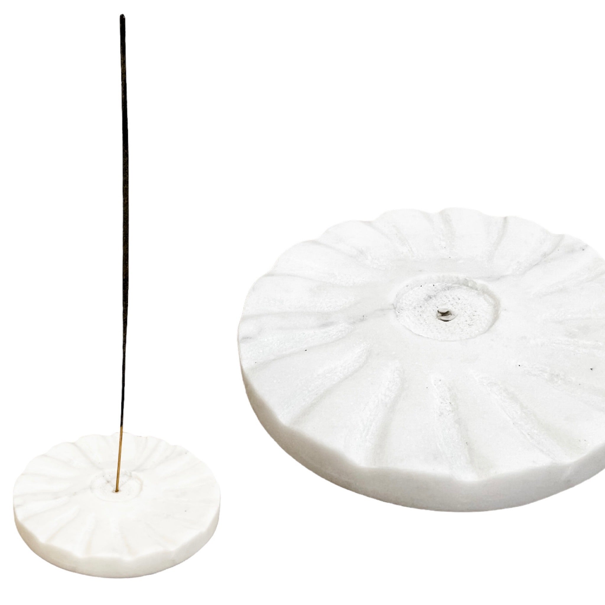 Venteux Marble Incense Holder | With Free Lemongrass Incense