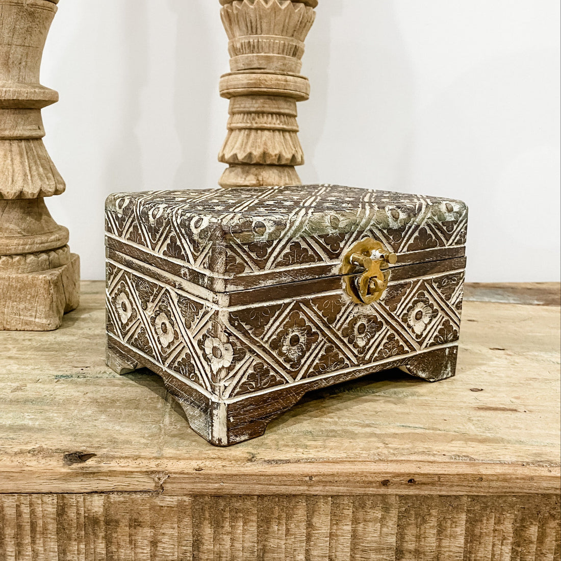 Moroccan Flower Chest